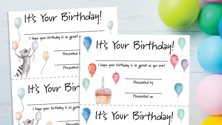 These Birthday Certificates Make It Easy to Celebrate Your Students ...