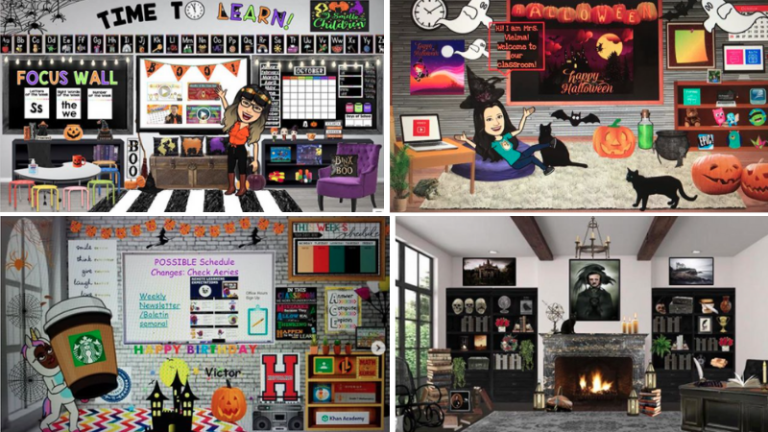 Get Spooky With These 10 Halloween Bitmoji Classrooms! - Entelechy